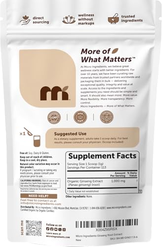 sustainable sourced ginseng root