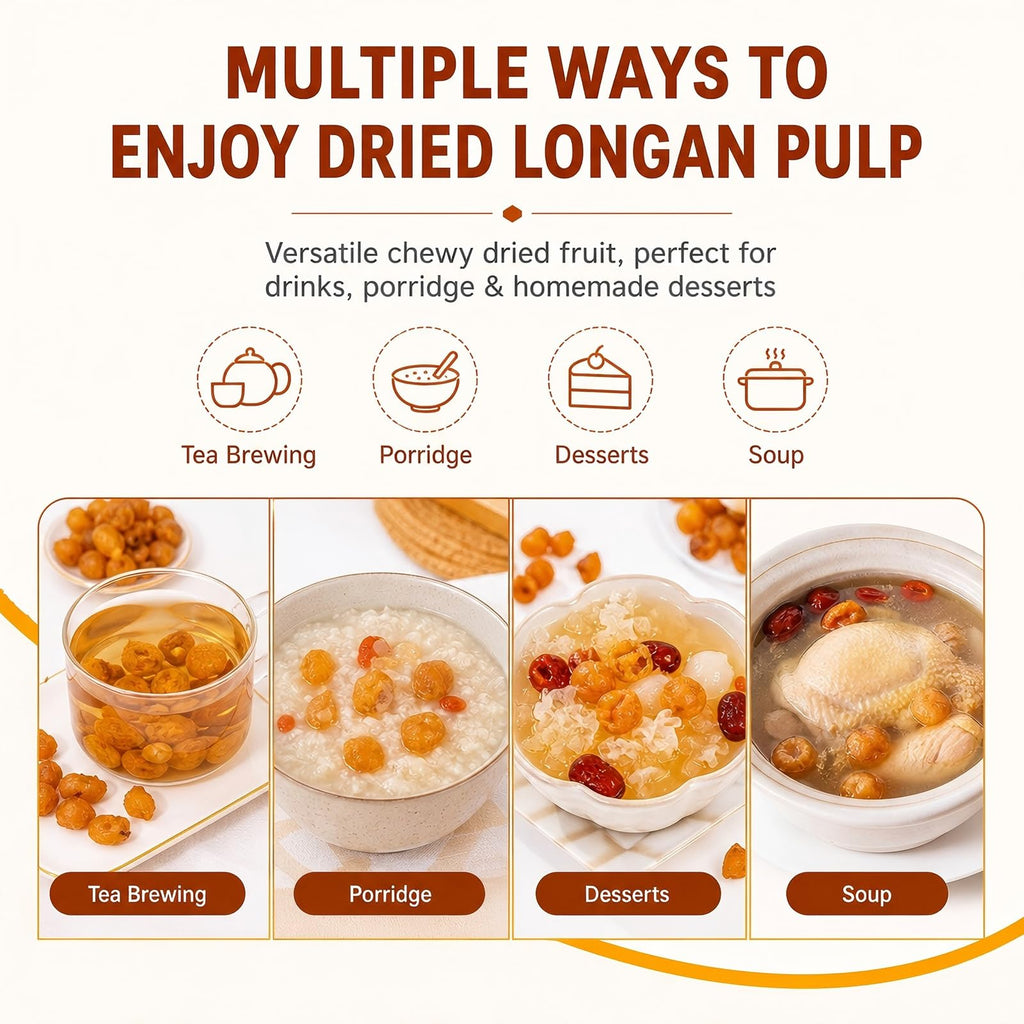 sustainable sourced longan snacks
