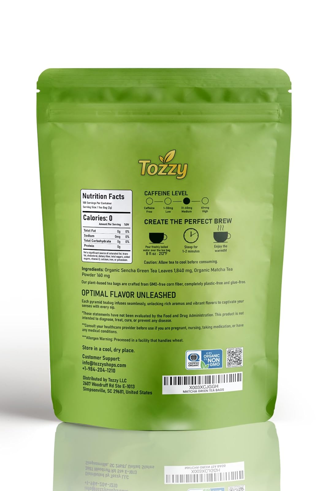 sustainable sourced matcha green tea