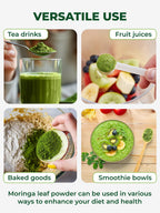 sustainable sourced moringa leaf powder