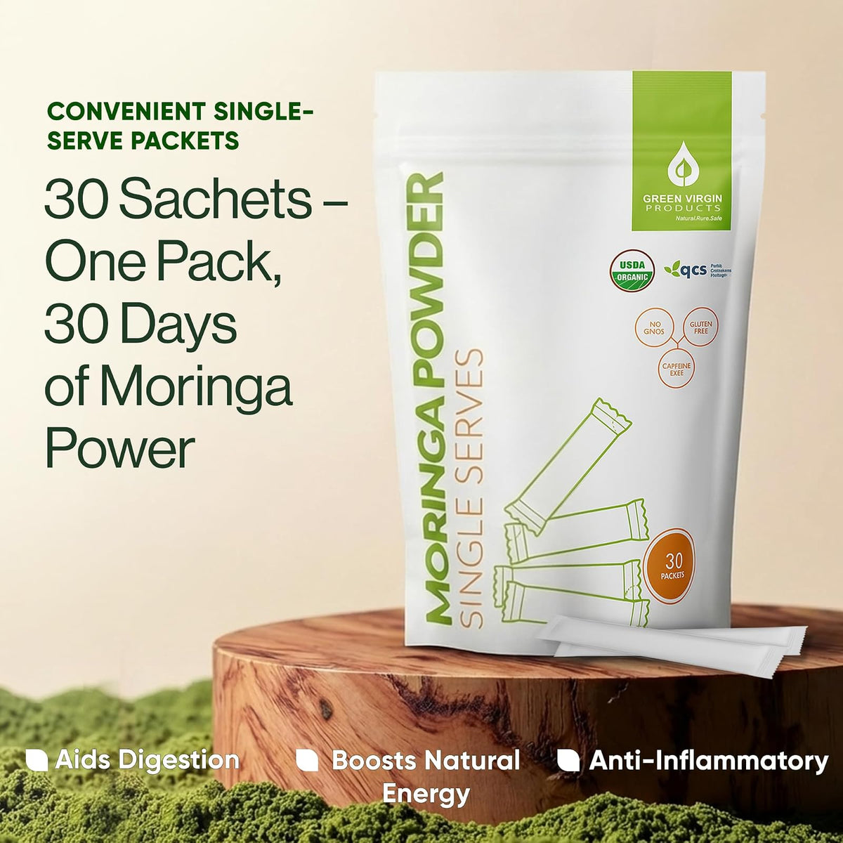 sustainable sourced organic moringa