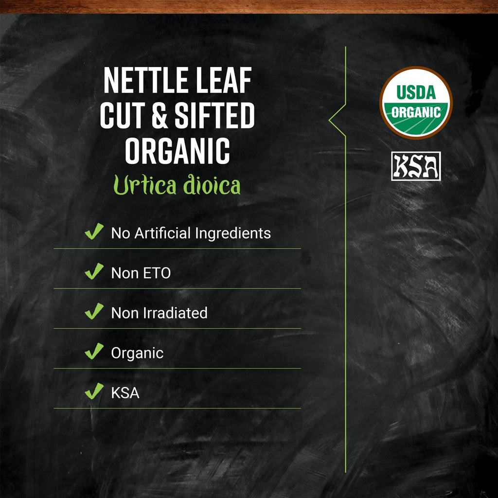 sustainable sourced organic nettle