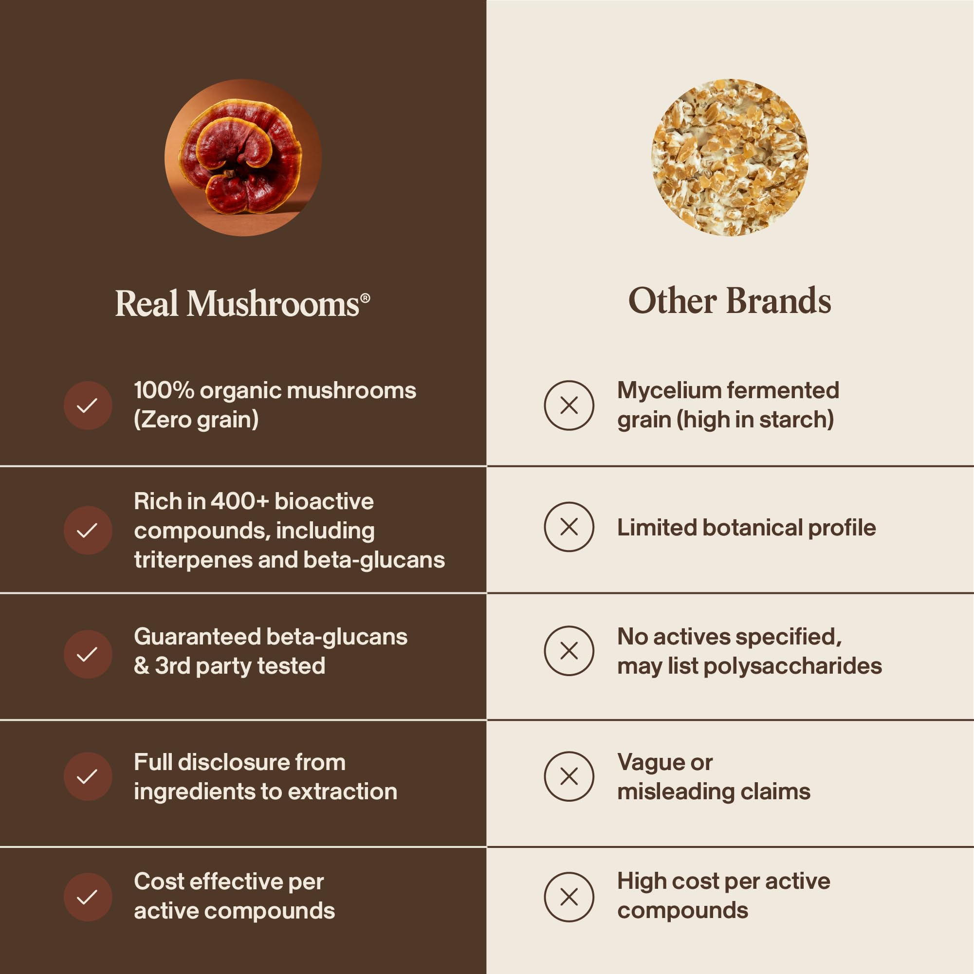 sustainable sourced reishi mushrooms