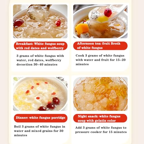Sustainable sourced white snow fungus