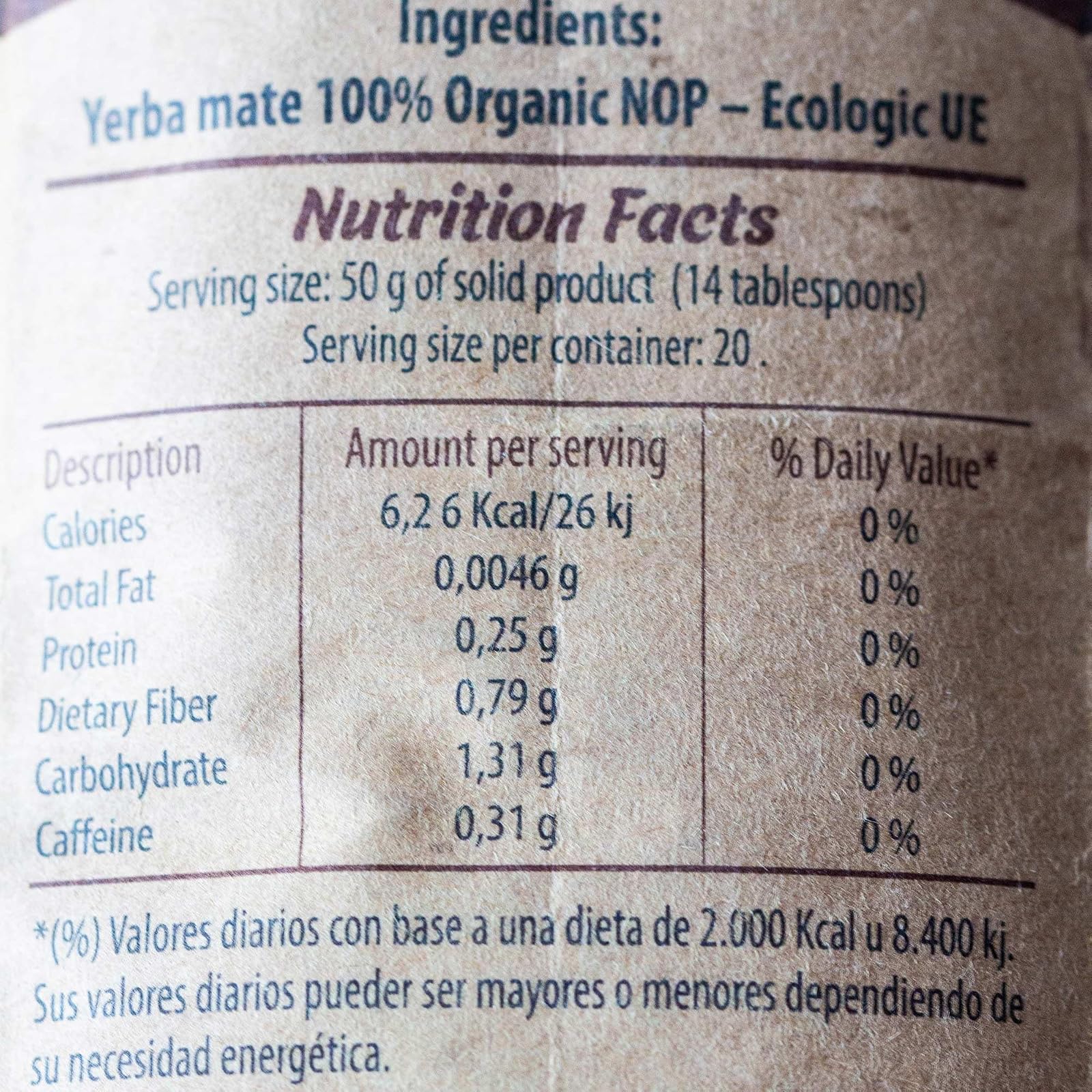 Sustainable sourced yerba mate