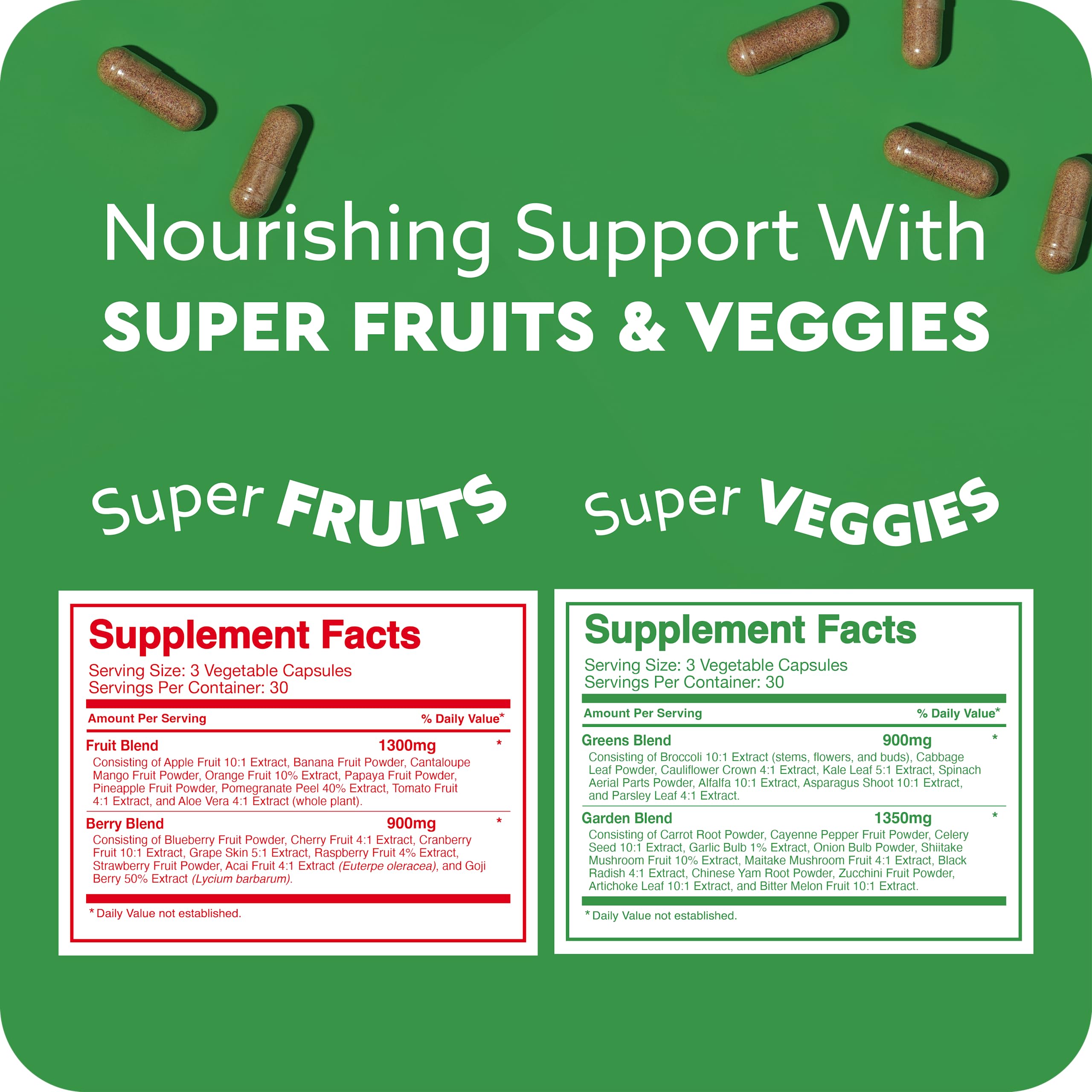sustainable vegan blended vitamin & mineral option