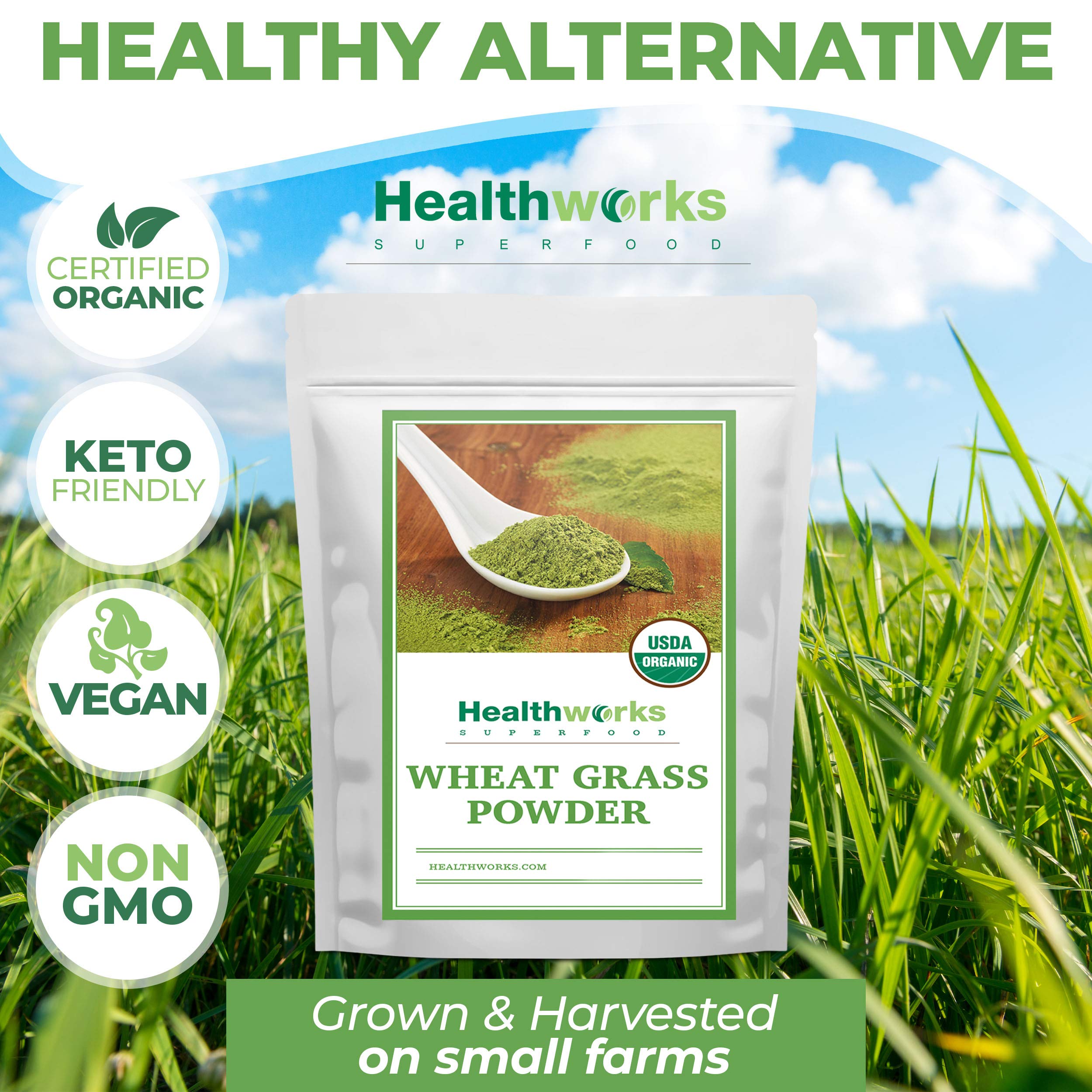 sustainable wheatgrass powder for eco-conscious