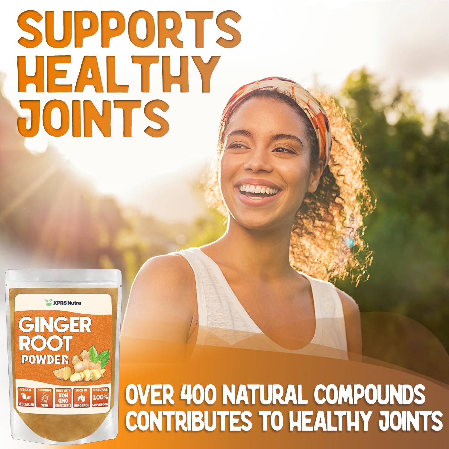 sustainably grown ginger root