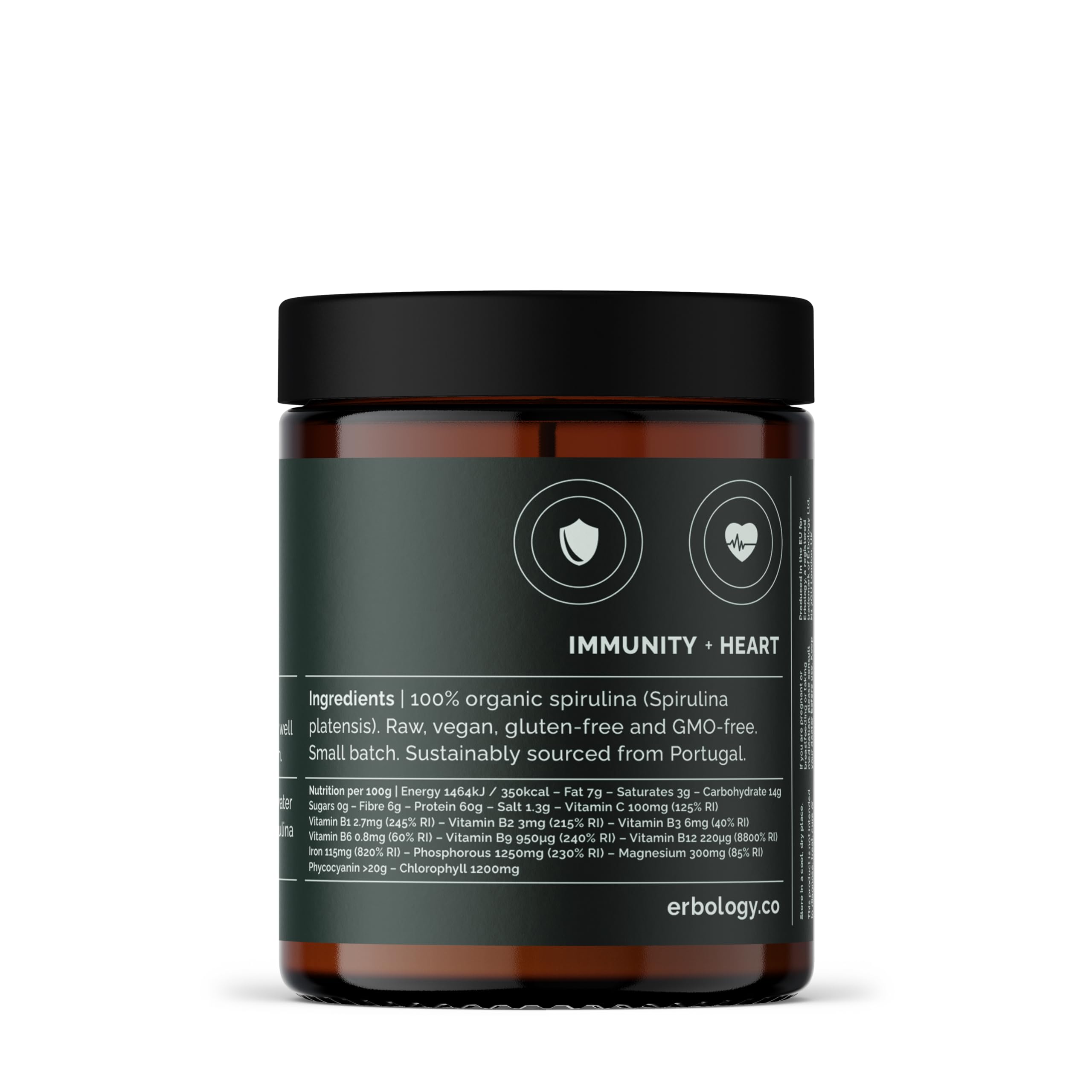 sustainably sourced spirulina from Portugal
