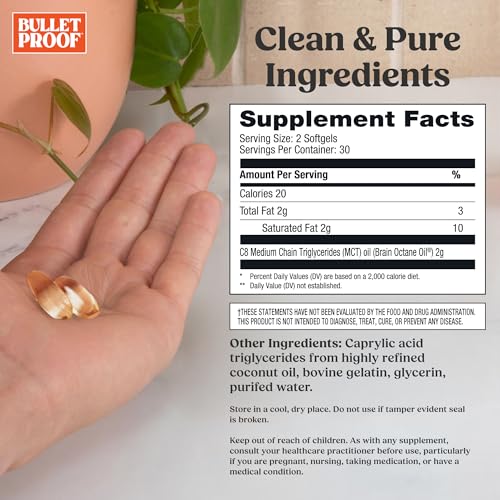 sustained energy from Bulletproof Brain Octane