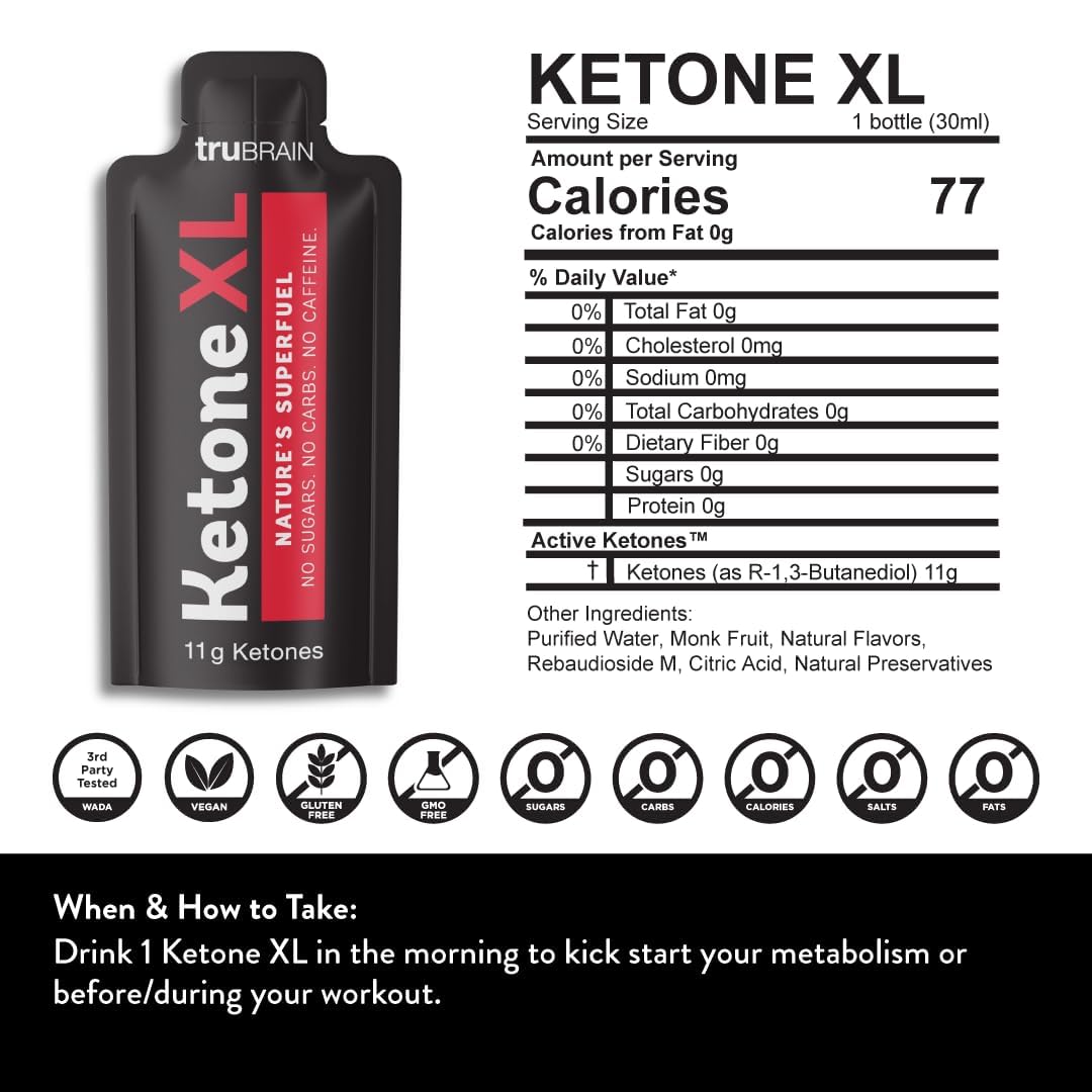 sustained energy from Ketone XL