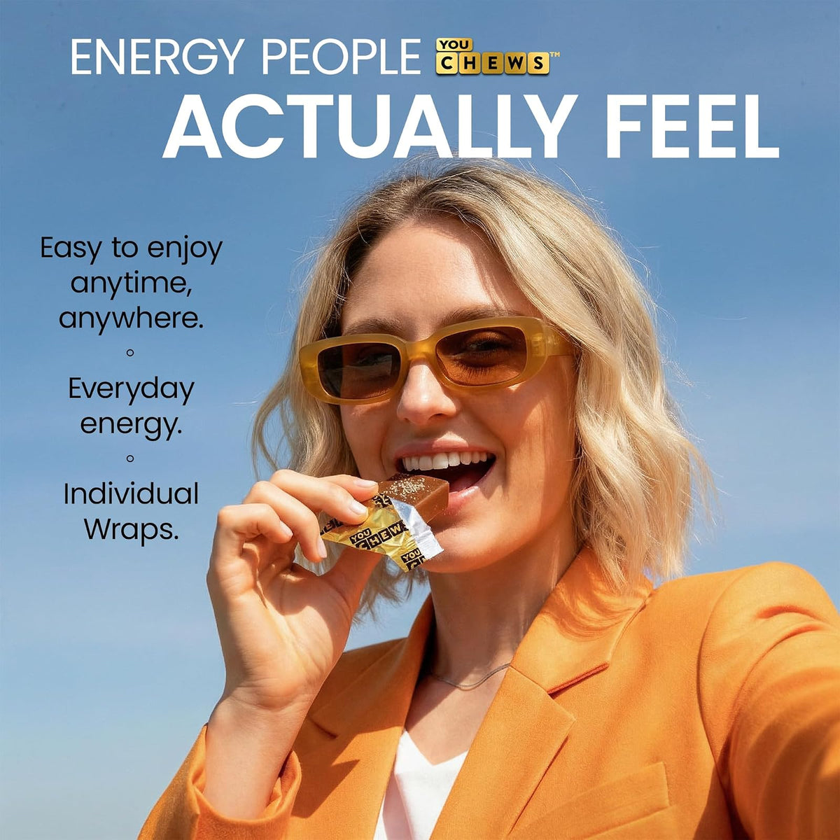 sustained energy with coffee chews