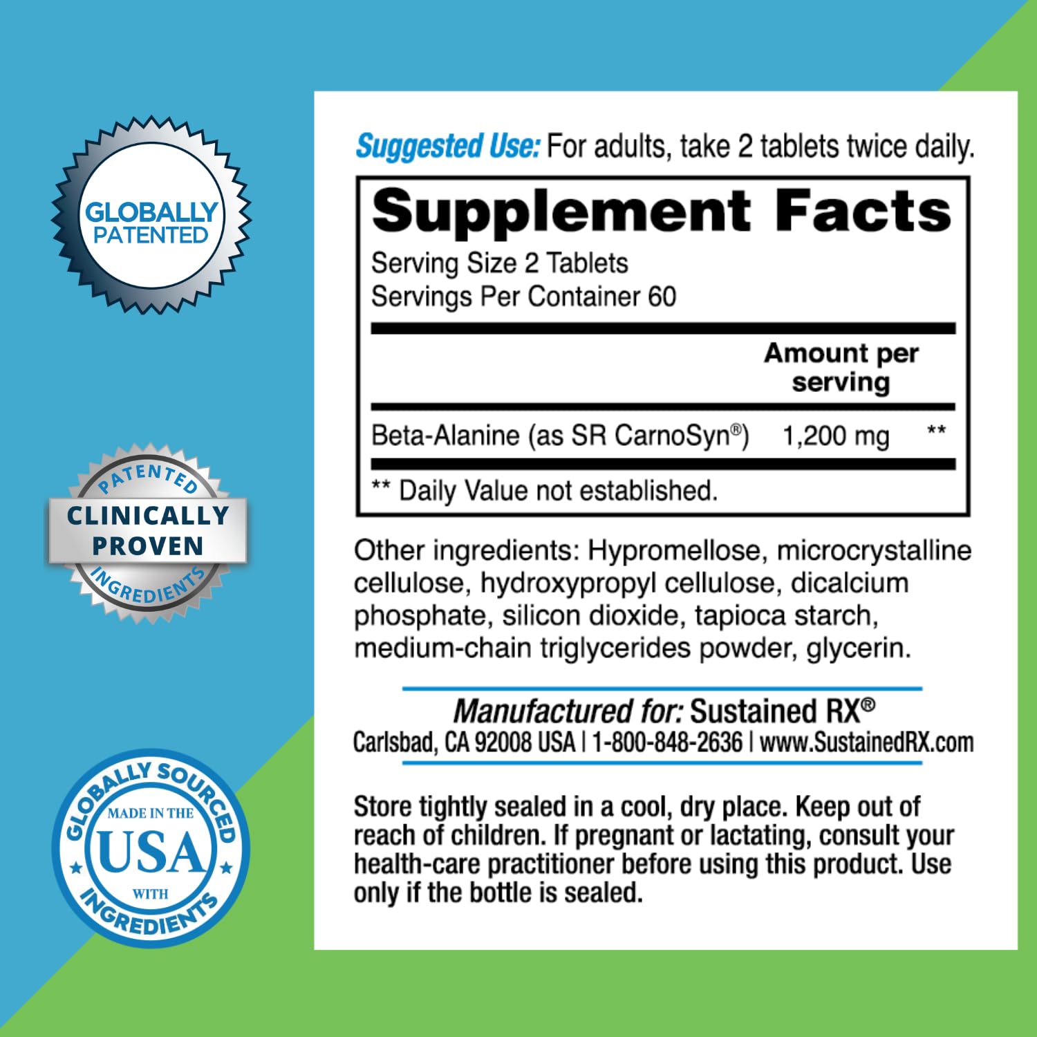 sustained release beta-alanine benefits