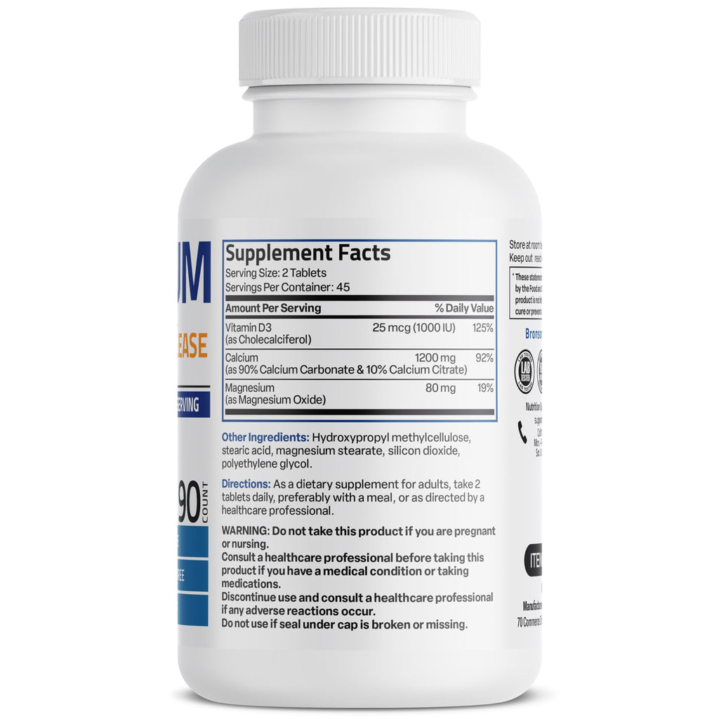 Sustained release calcium for daily use