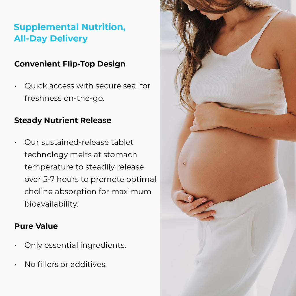 Sustained release choline supplement