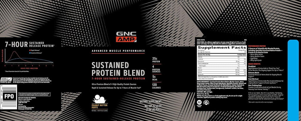 Sustained release protein powder