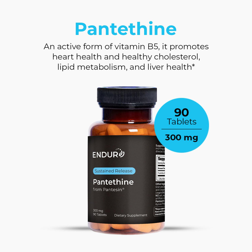 Sustained release Vitamin B5 supplement