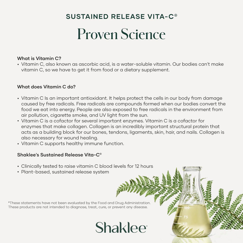 sustained release vitamin C for energy