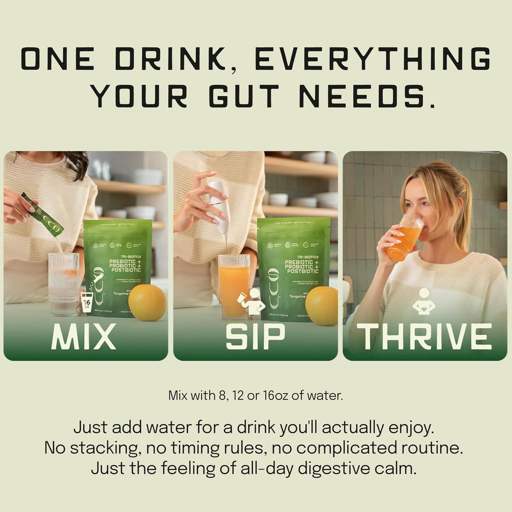 SUU probiotic drink with tangerine flavour