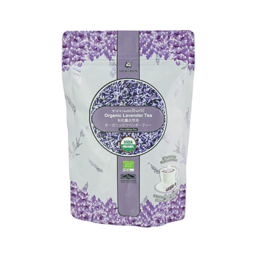 Suwirun organic lavender tea bags