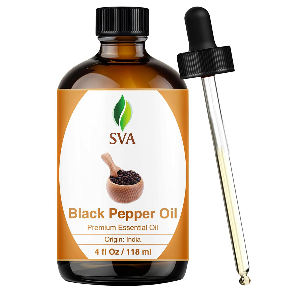 SVA black pepper essential oil benefits