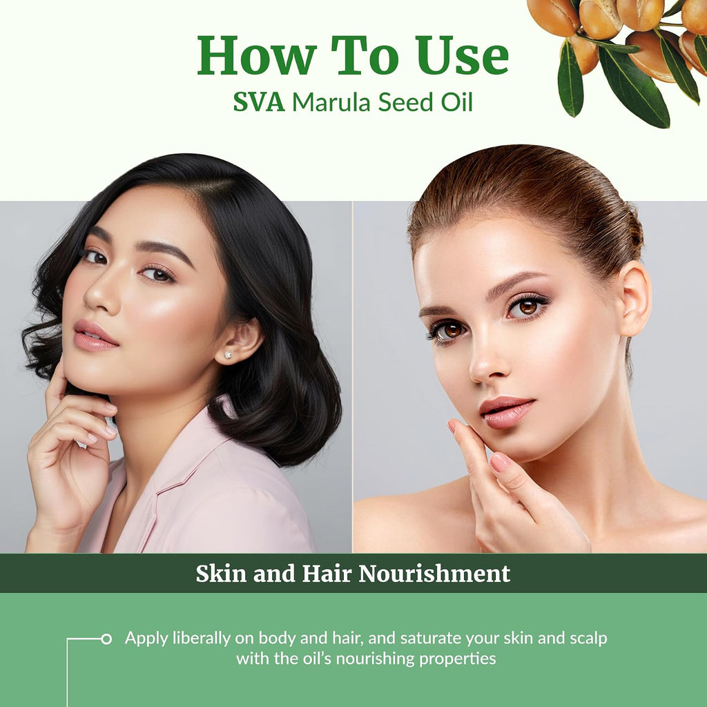 SVA Marula Seed Oil for hydration