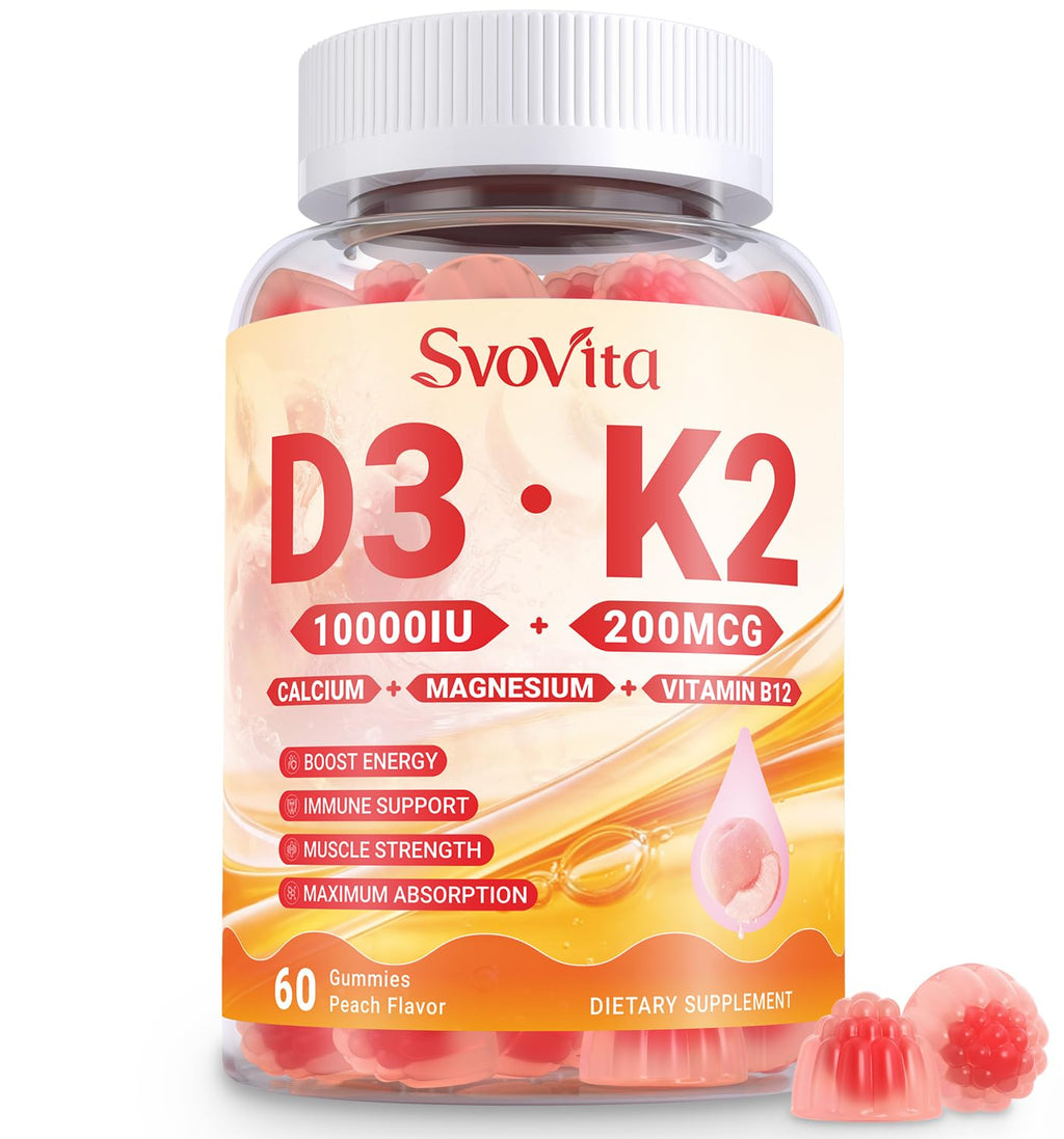 Svovita Vitamin D3 K2 gummies