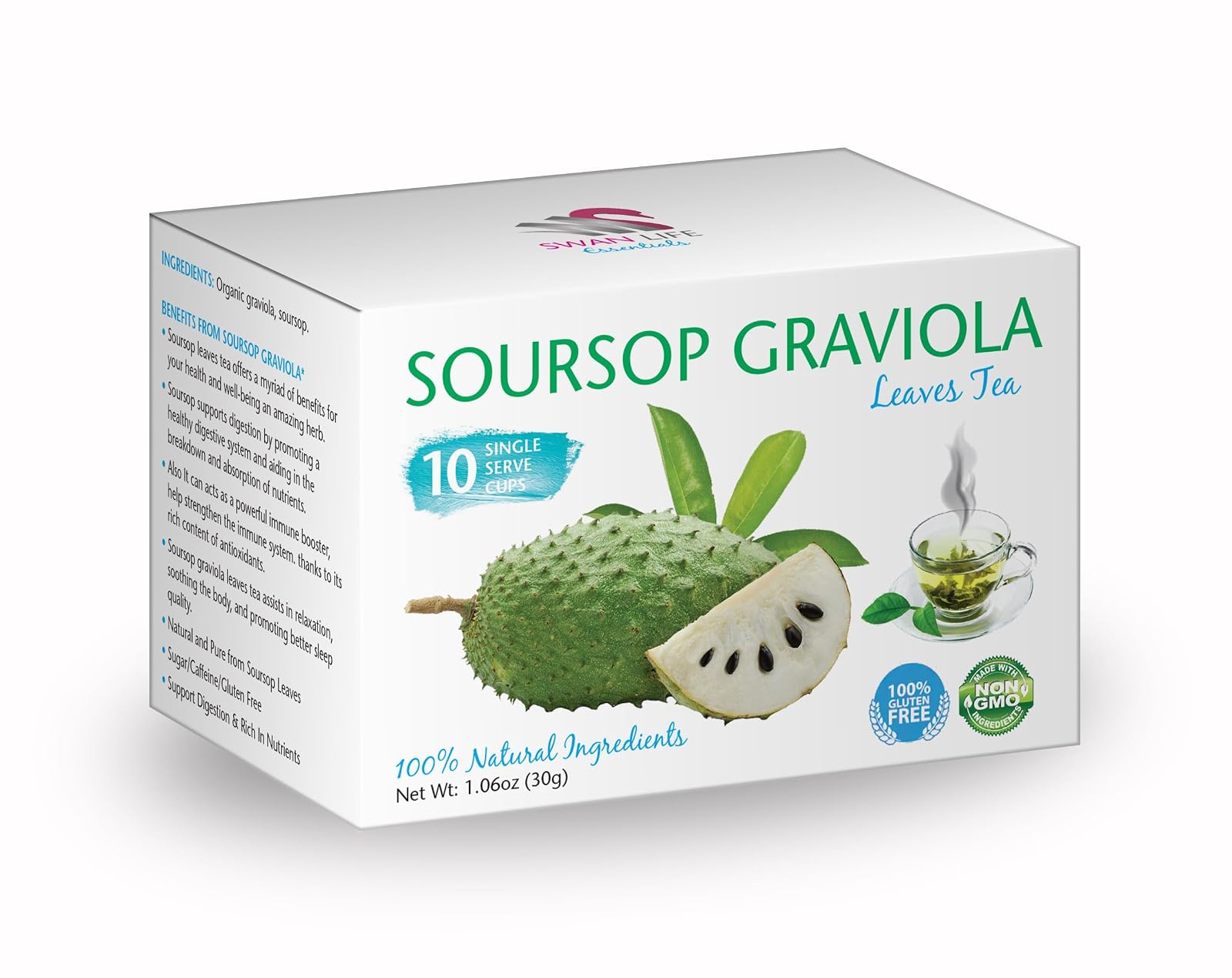 Swan Life Essentials Soursop Tea K-Cups