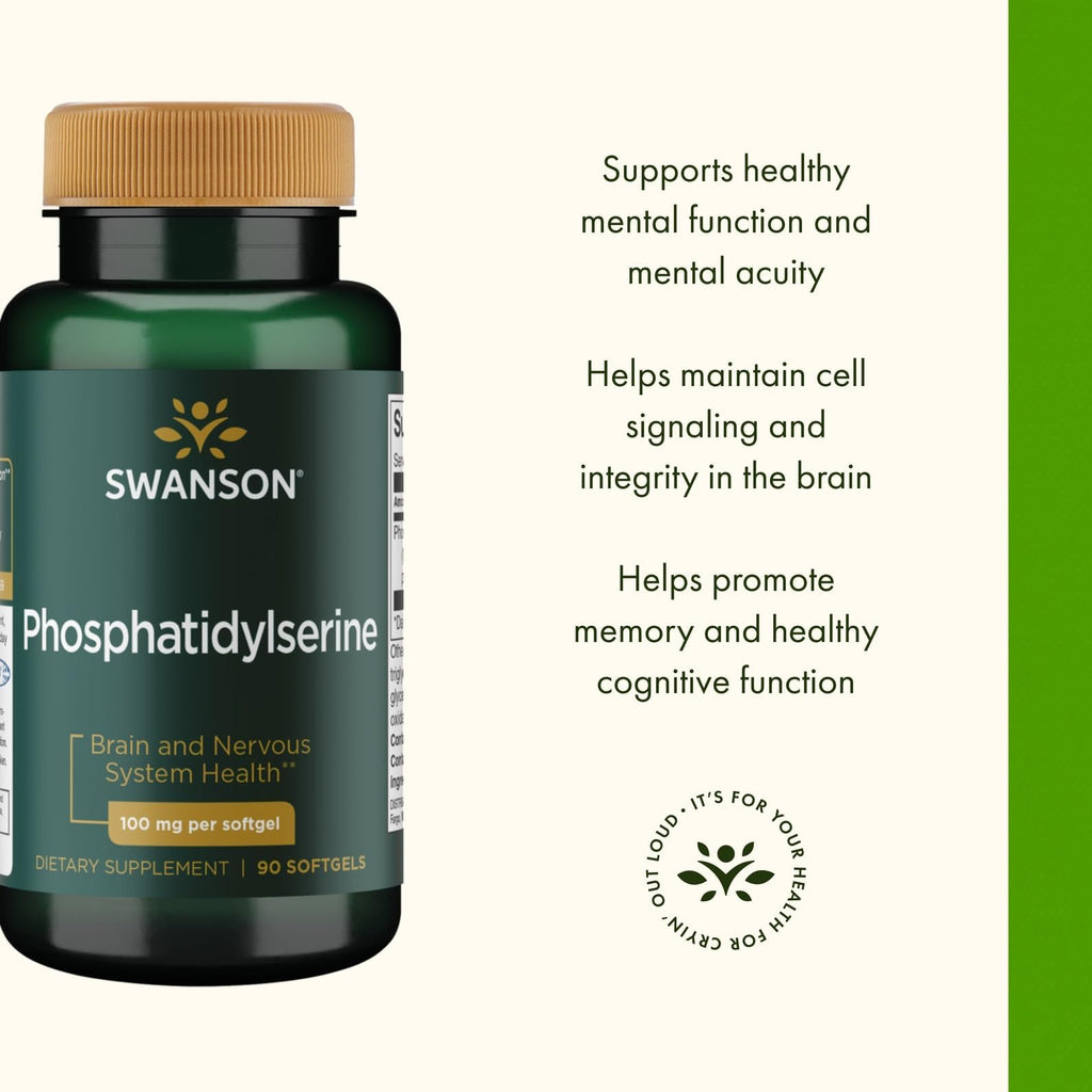 Swanson 100 mg phosphatidylserine benefits