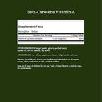 Swanson 25,000 IU beta-carotene benefits