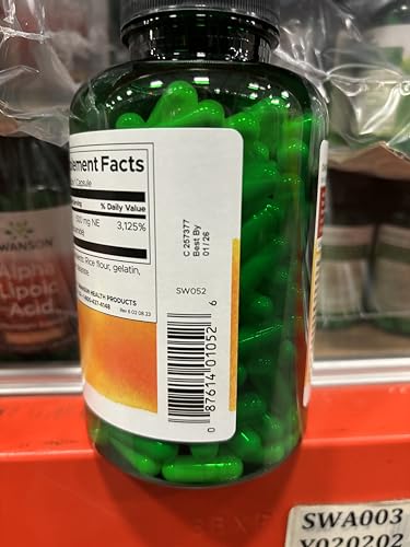 Swanson 250 capsules for daily use