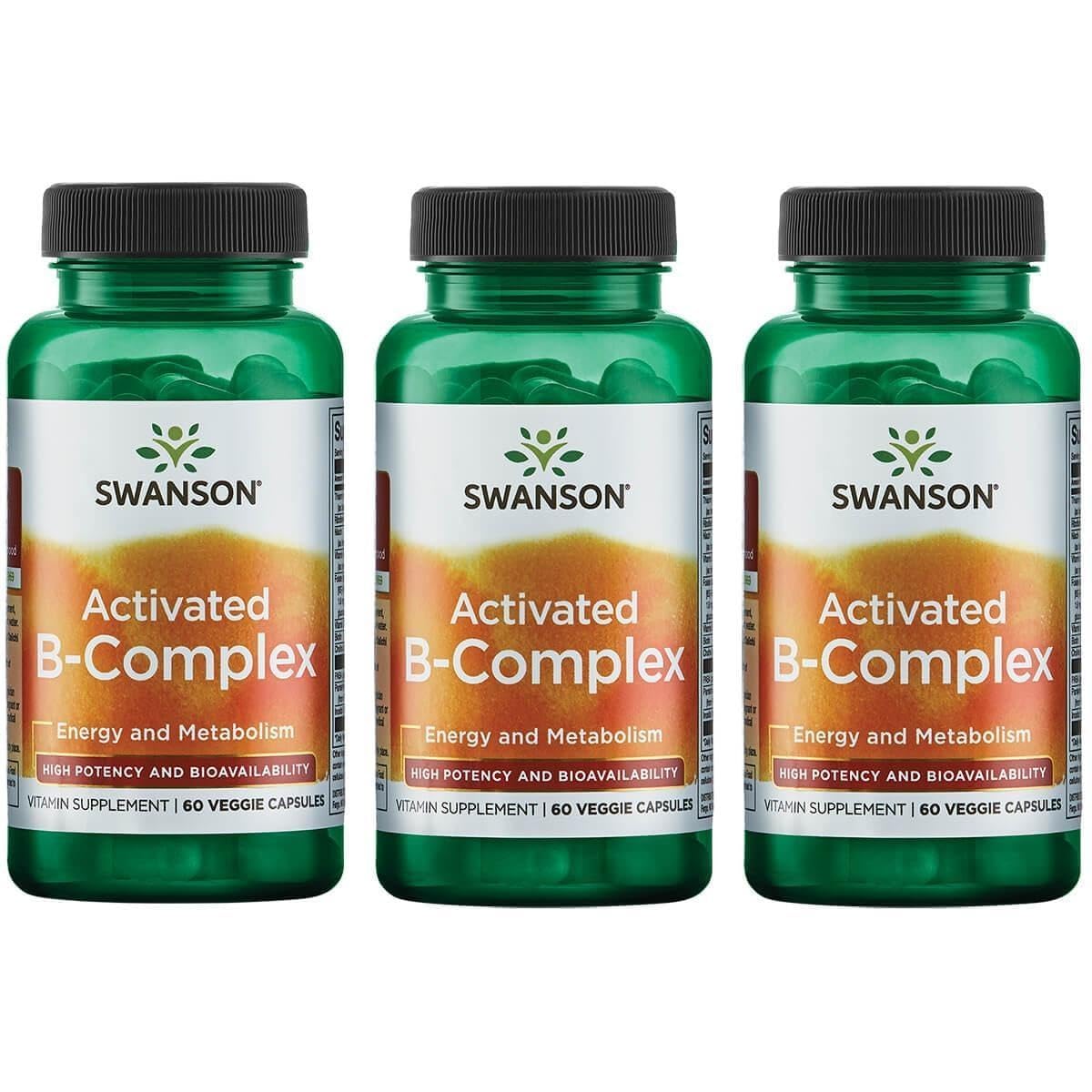 Swanson Activated B-Complex veggie capsules for energy