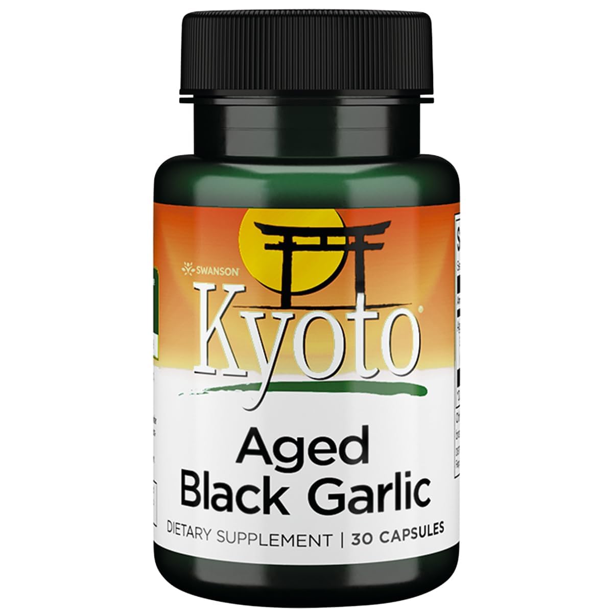 Swanson aged black garlic capsules