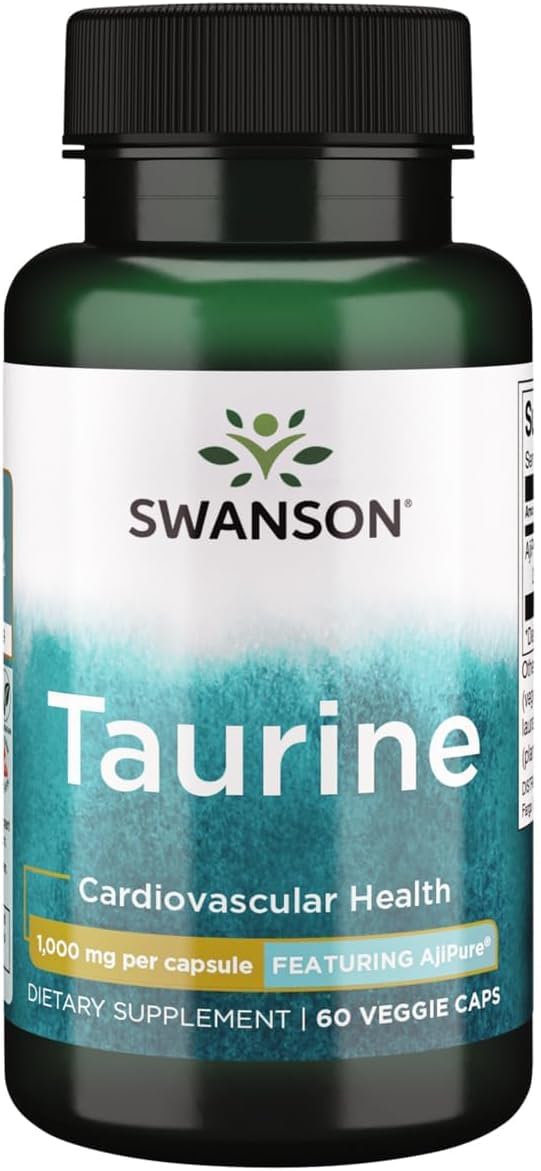 Swanson AjiPure Taurine 1000 mg capsules