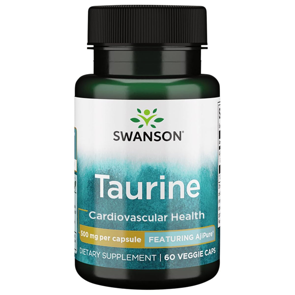 Swanson AjiPure Taurine 500 mg capsules