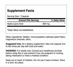 Swanson alpha lipoic acid benefits