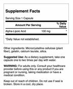 Swanson alpha lipoic acid capsules