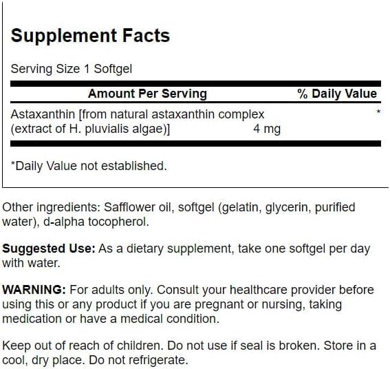 Swanson Astaxanthin for skin support