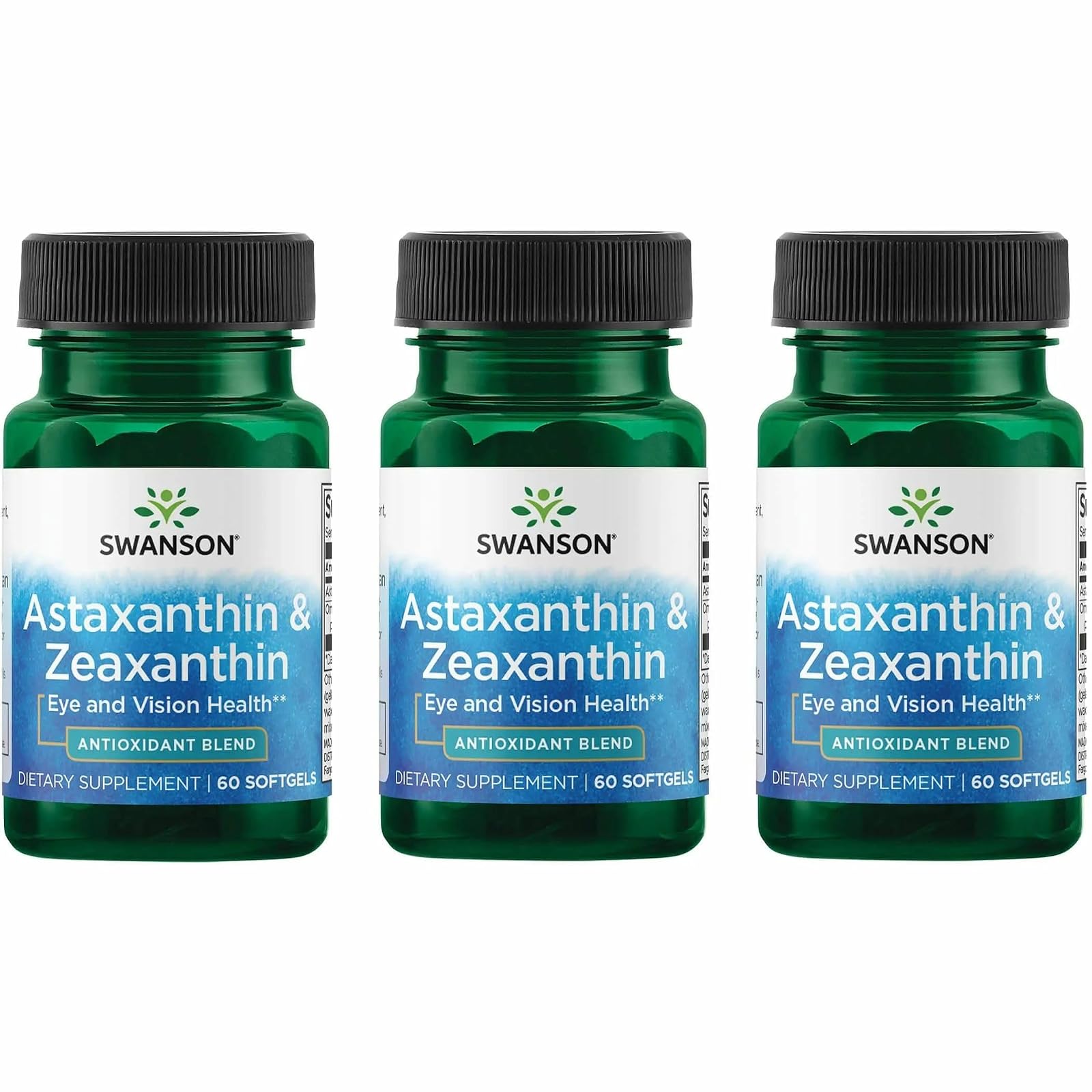 Swanson Astaxanthin softgels for eye health