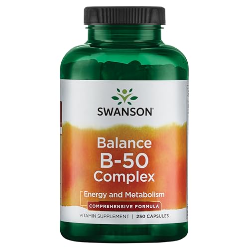 Swanson B-50 vitamin B complex capsules