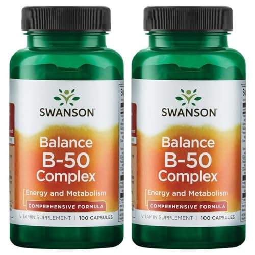 Swanson B-50 vitamin b complex capsules