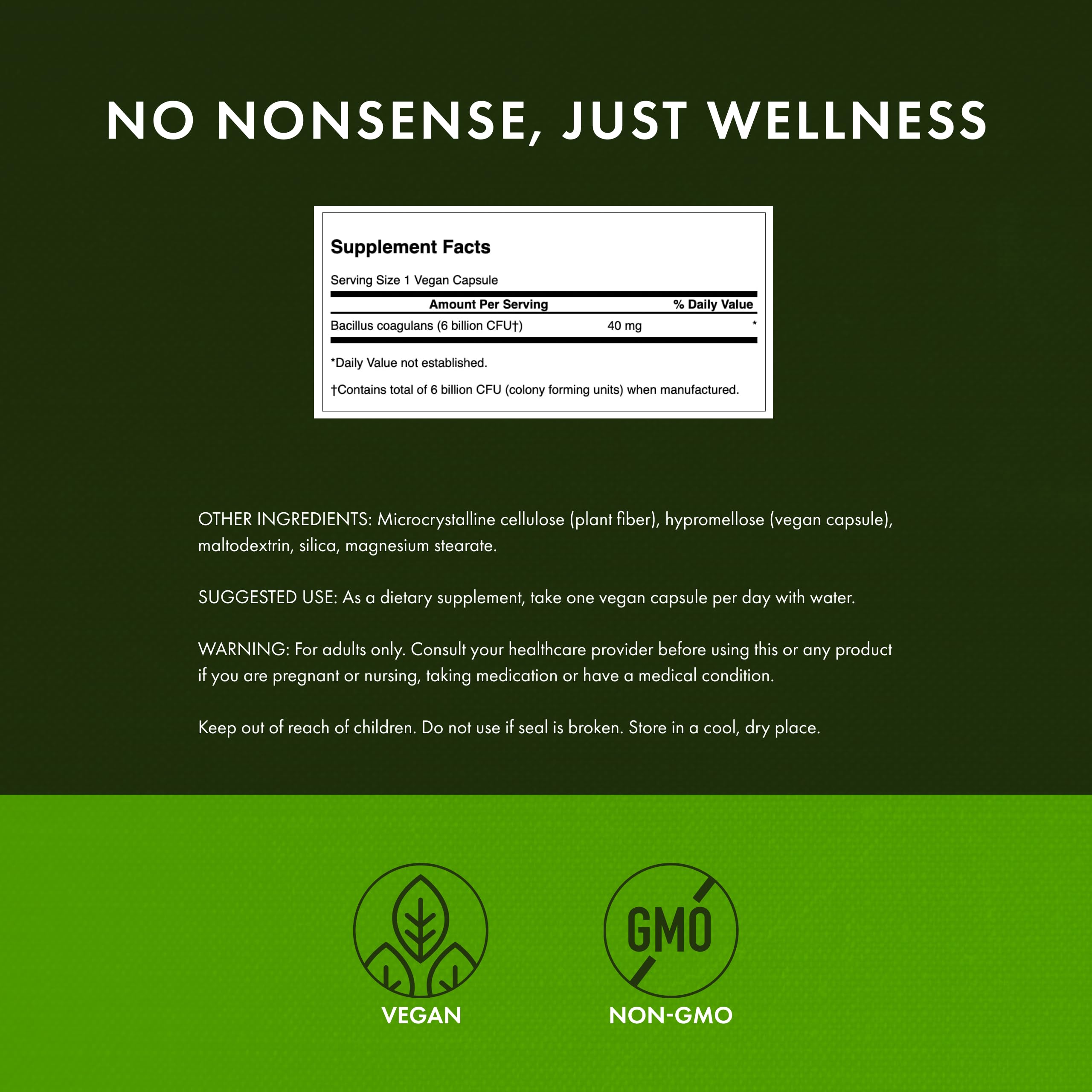 Swanson Bacillus Coagulans benefits