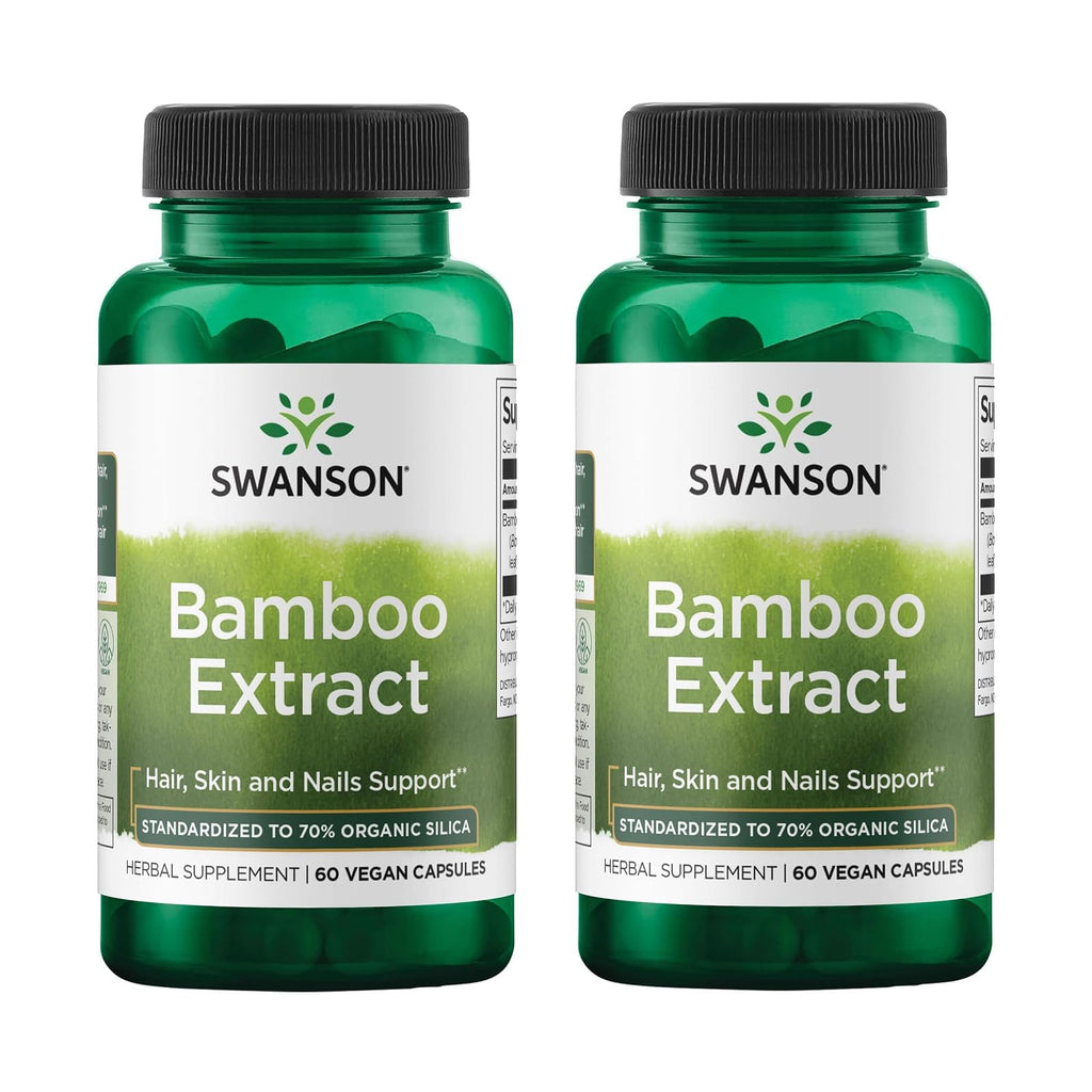 Swanson bamboo extract for hair health