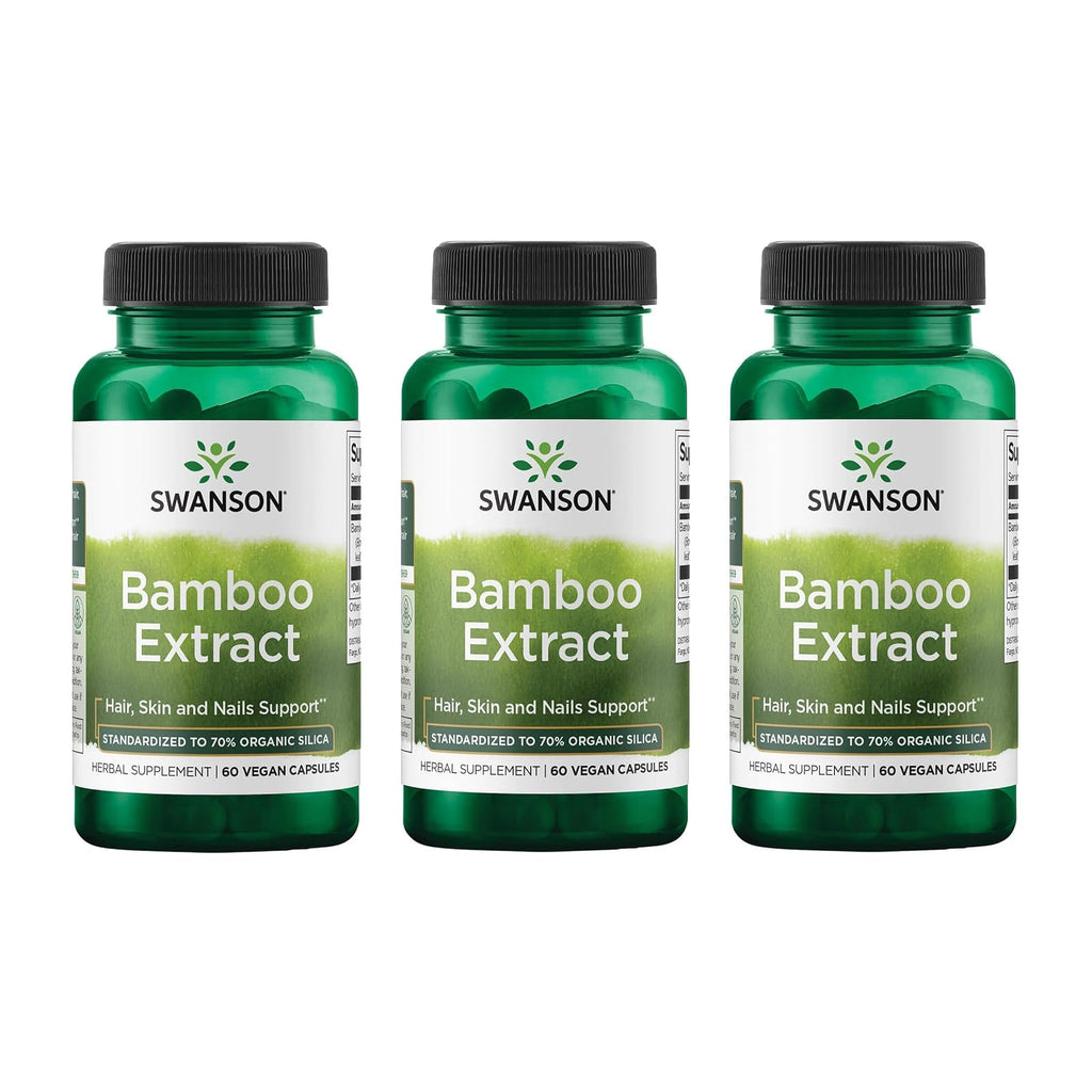 Swanson bamboo extract for hair health