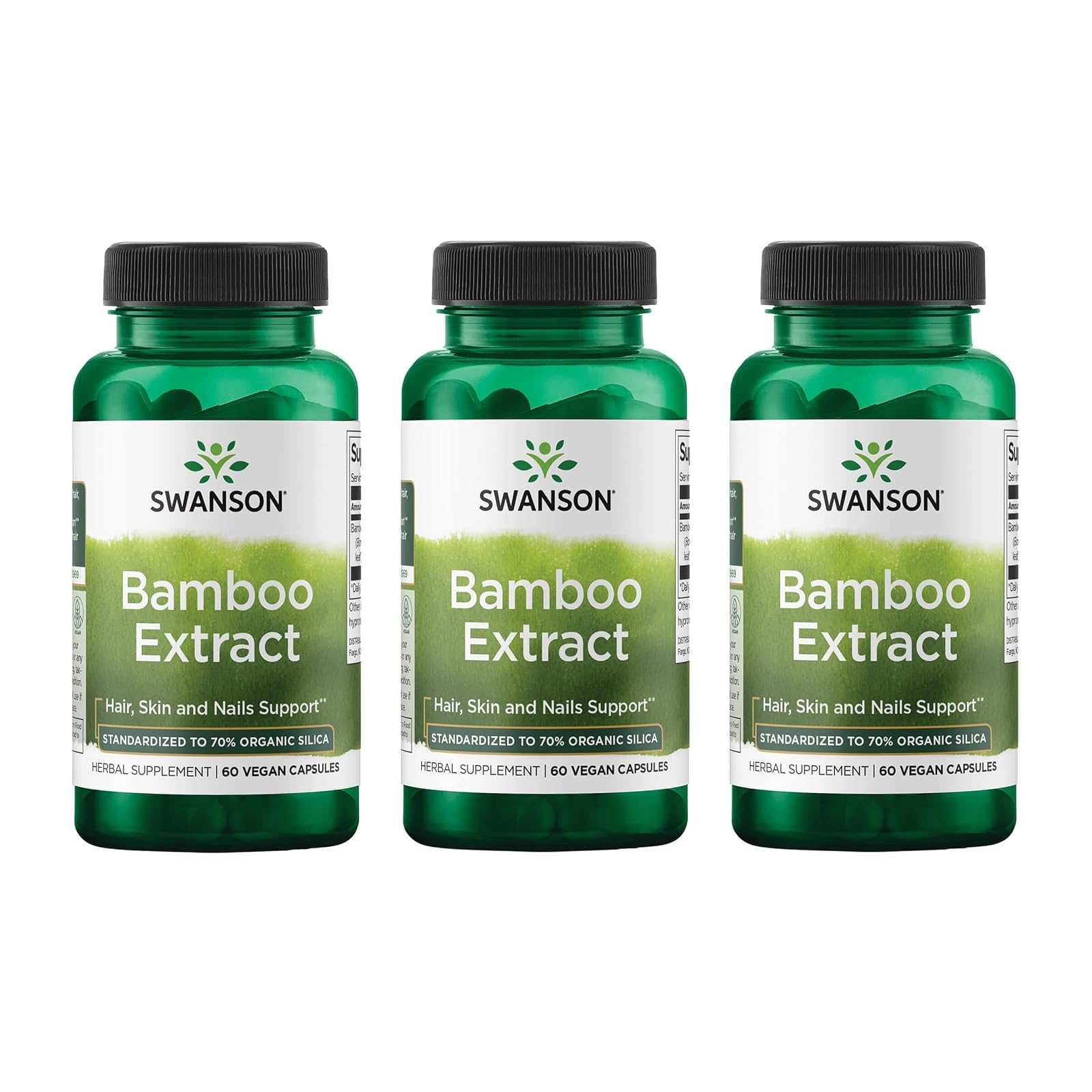 Swanson bamboo extract for hair health