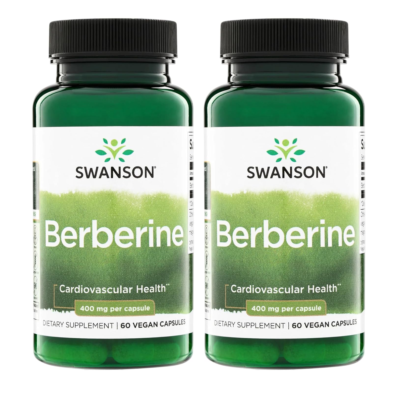 Swanson Berberine HCl vegan capsules