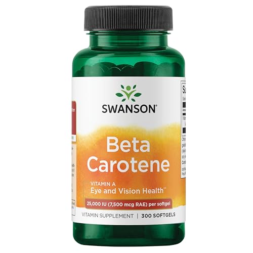 Swanson Beta-Carotene softgels for vision