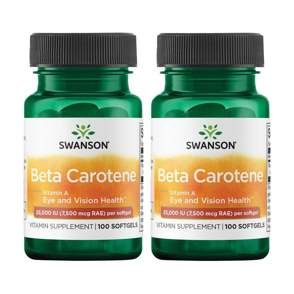 Swanson Beta-Carotene softgels for vision