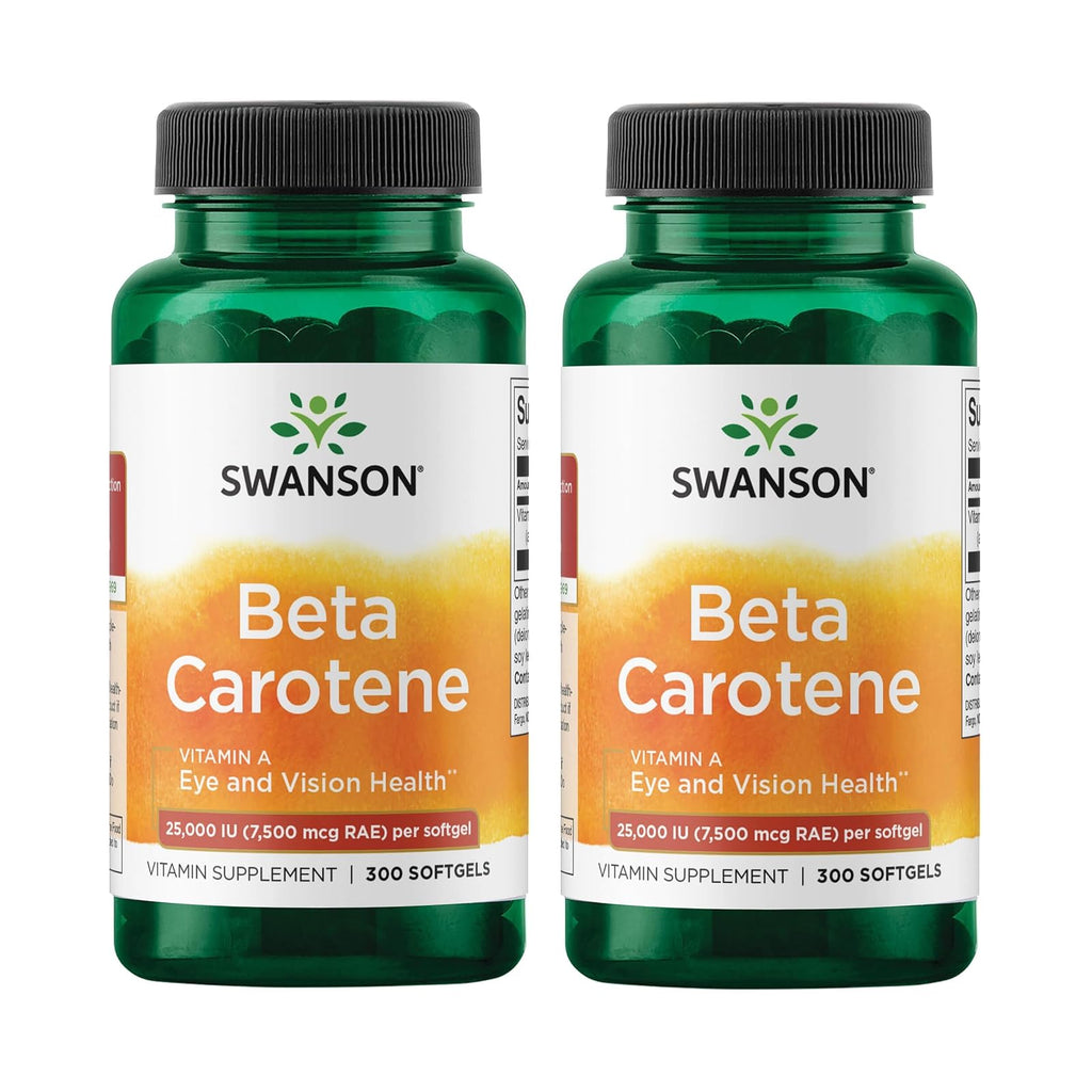 Swanson beta-carotene softgels for vision