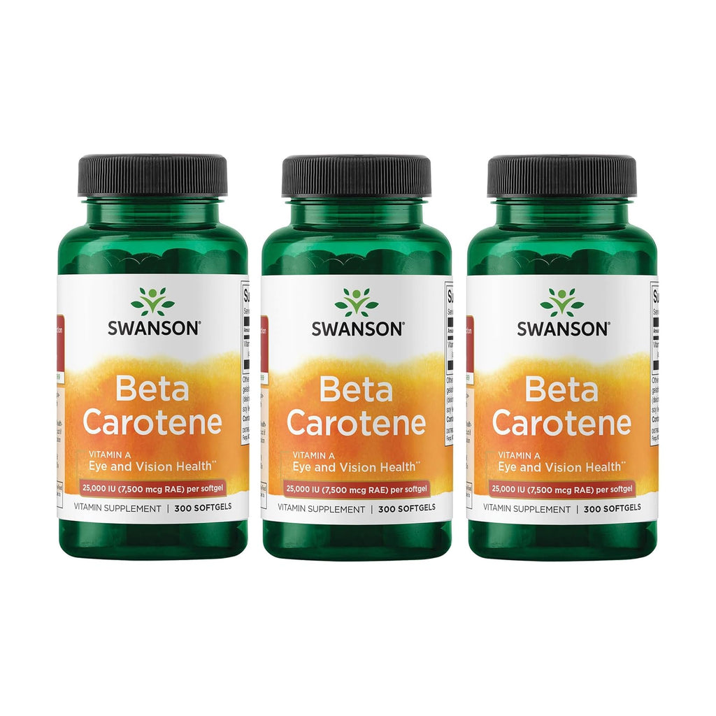 Swanson Beta-Carotene softgels for vision